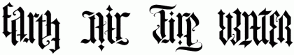 Public Image DesignEarth Air Fire Water Ambigrams - Public Image Design ...